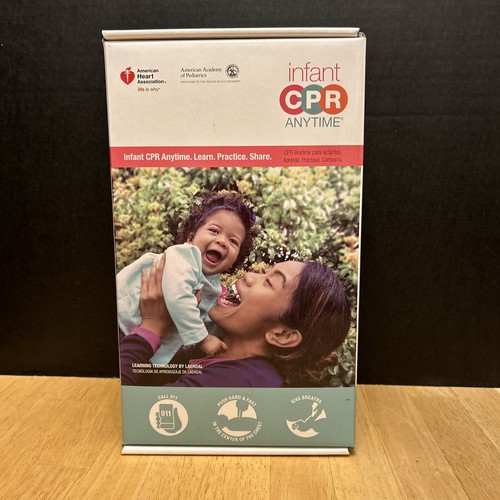 Infant CPR Anytime Kit AHA Heart Assoc Training DVD & Baby Inflatable ...