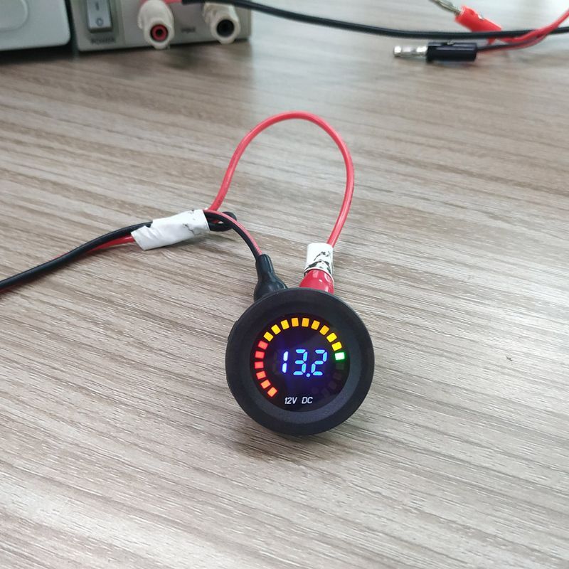 Car LED Display Voltmeter 12 Volt Digital Voltage Meter Gauge Battery ...
