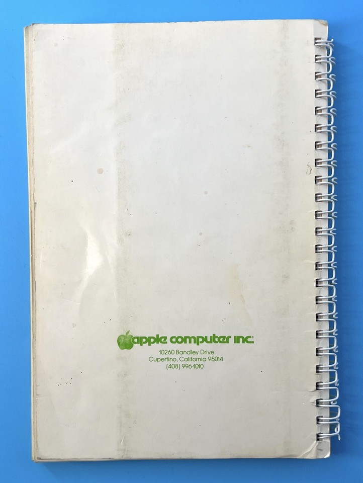 Apple II DOS 3.2 Instructional and Reference Manual "The Do's and Dont ...