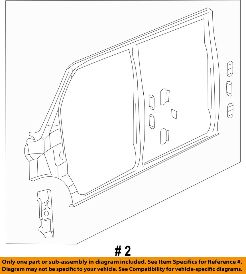 GM OEM 94-24 Commercial Chassis Pillars, Rocker Floor 12380305 | eBay