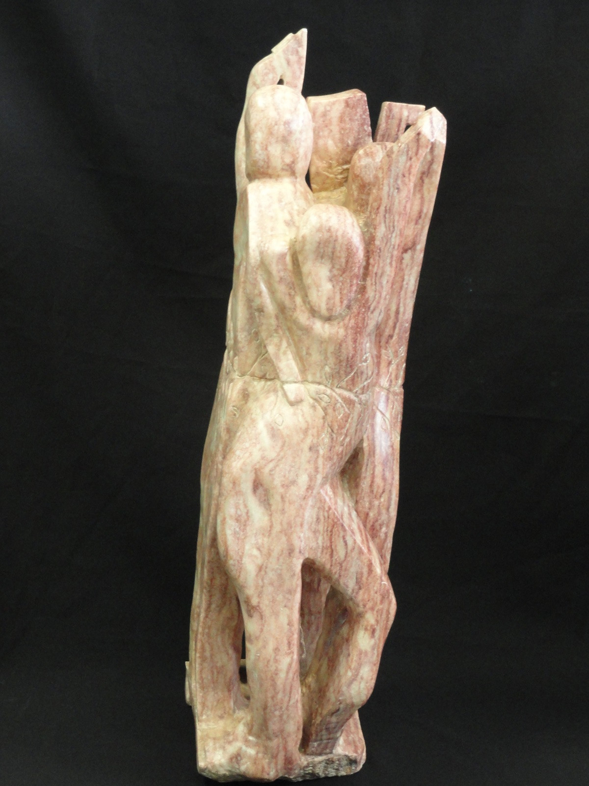 SENSUAL 50's LARGE MID CENTURY MODERNIST CARVED MARBLE SCULPTURE ~ 28 ...