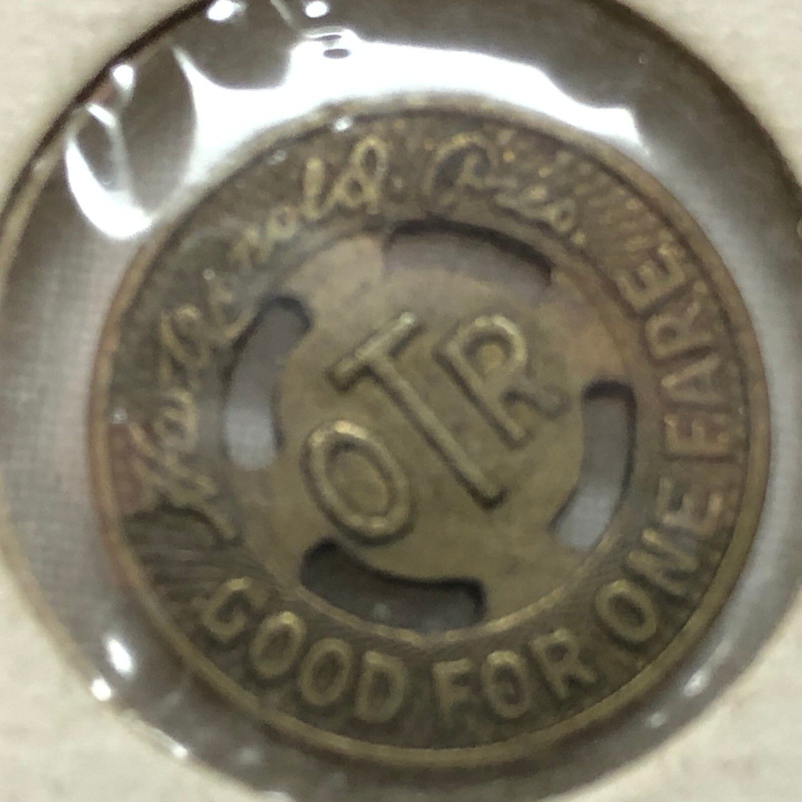 Vintage OTR Token Mansfield Ohio Transit Hav. Coamold Pres. One Fare | eBay