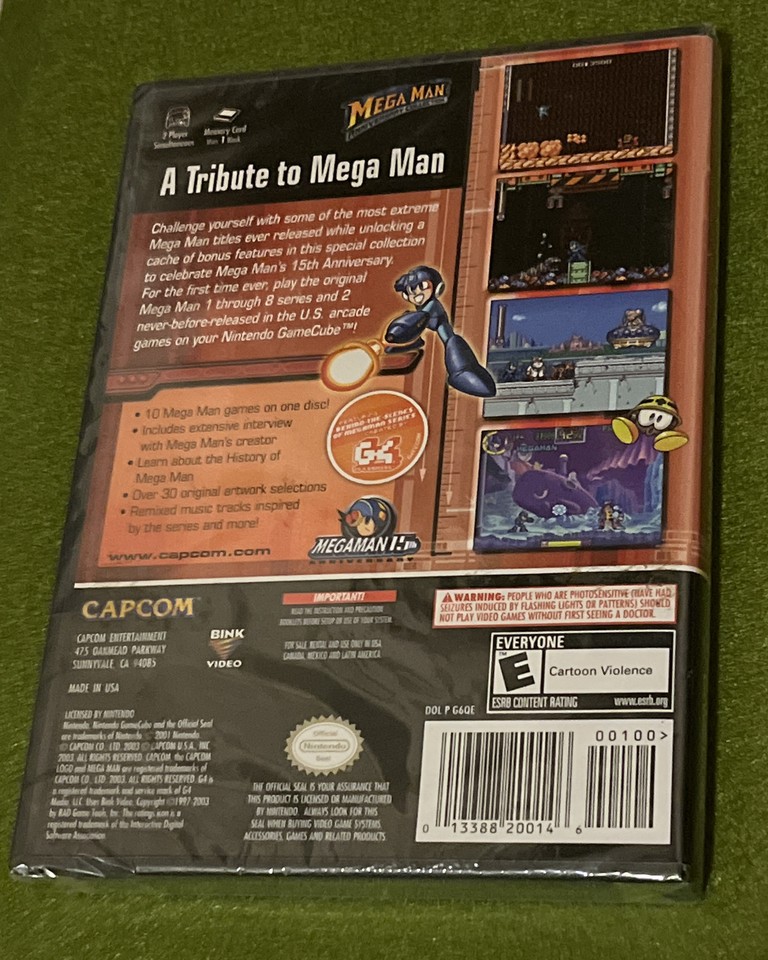 Vintage RARE FACTORY SEALED NTSC/U Mega Man Anniversary Collection ...