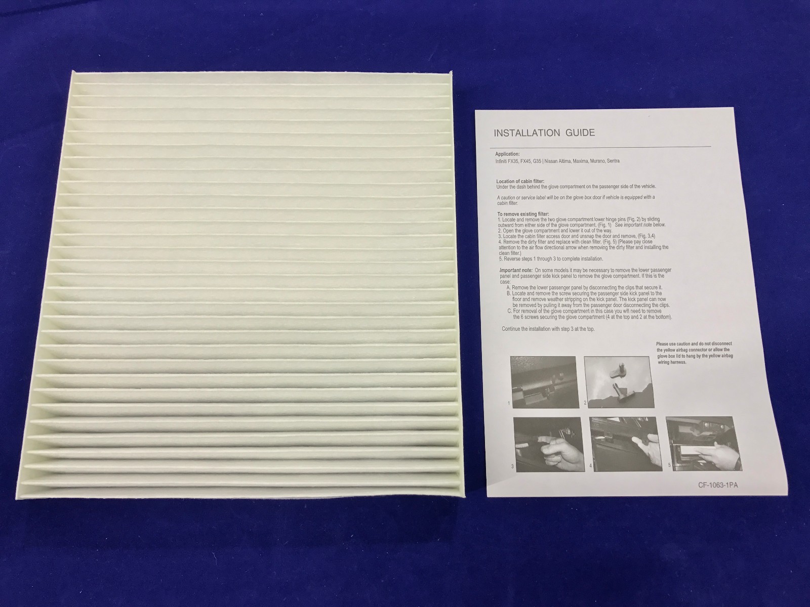 New OE Spec Cabin Air Pollen Dust Filter Fits Mitsubishi Nissan CF1063 ...