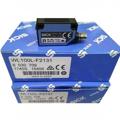 NEW Sick WL100L-F2131 WL100LF2131 6030709 in Box Photoelectric Sensor ...