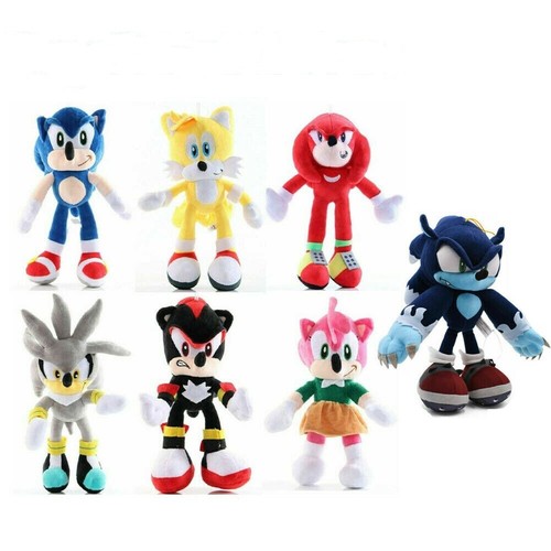 Sonic The Hedgehog Plush Knuckles Tails Stuffed Teddy Bear Soft Toy ...