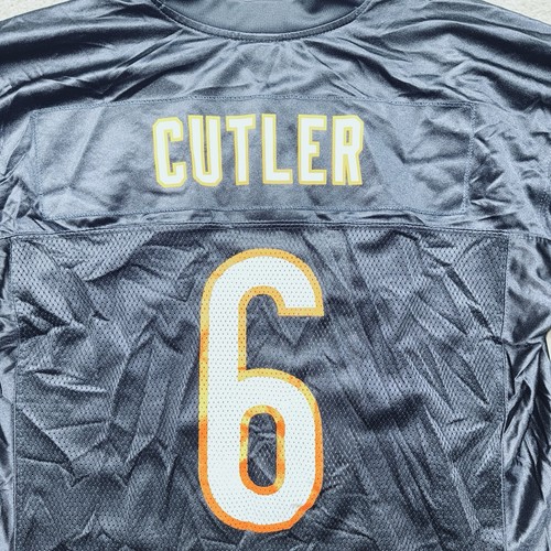 Reebok Chicago Bears Jersey Mens Large Blue Orange NFL Football Jay ...