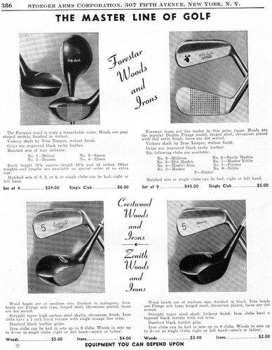 1943 Print Ad of Billy Burke Zenith Forestar Crestwood Woods & Irons ...