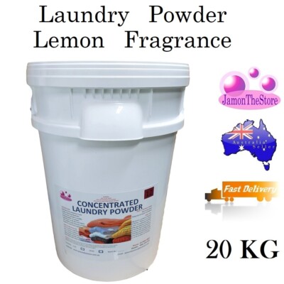 Laundry Powder Concentrated Biodegradable Detergent Top Load 20kg Lemon ...