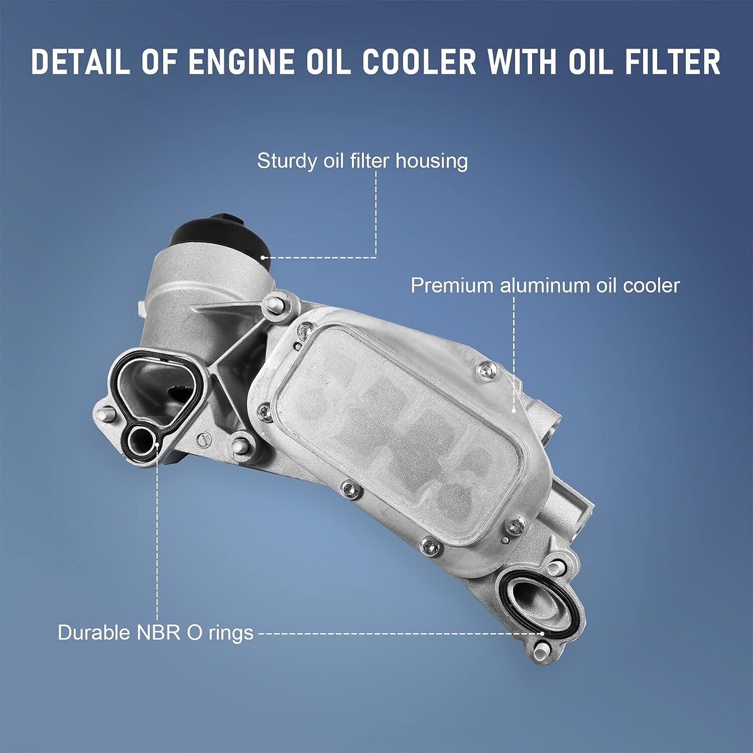 For Chevy Cruze Aveo Pontiac G3 Buick Engine Oil Cooler Filter Housing ...