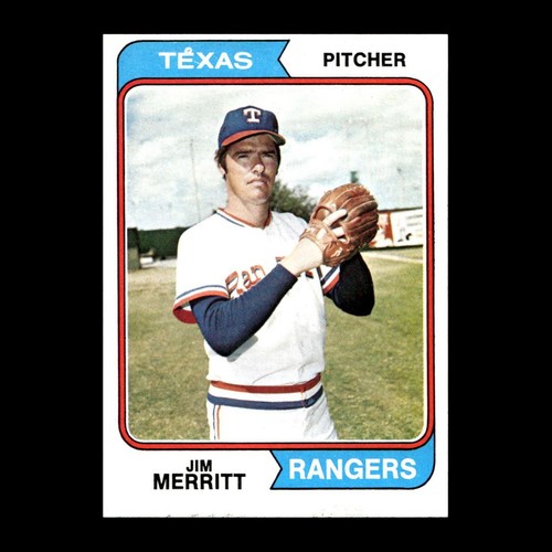 Jim Merritt 1974 Topps Texas Rangers #318 GREAT SET BREAK! | eBay