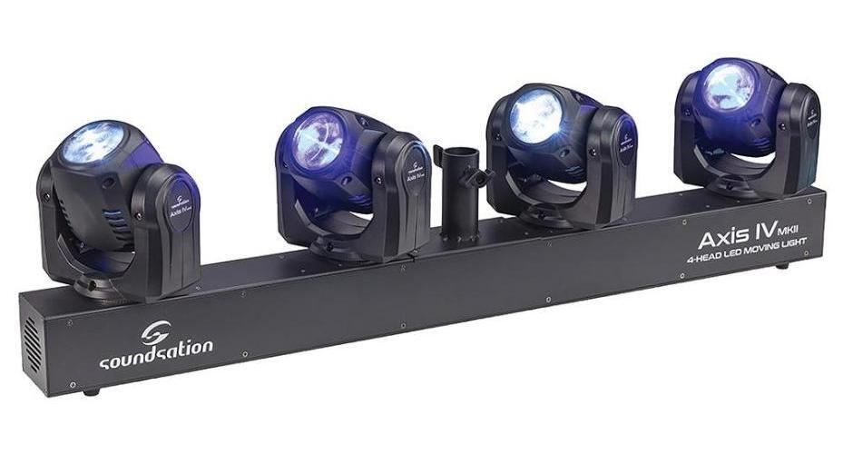 4 Head LED Beam Moving Light, 4x 32W - AXIS IV MKII | eBay UK