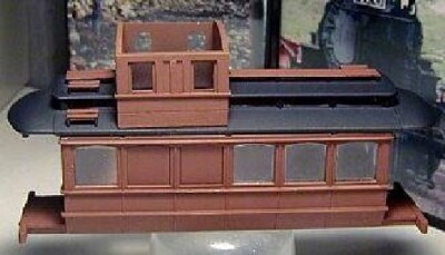 On3/On30 CABOOSE CONVERSION KIT FOR BACHMANN TROLLEY BODY WISEMAN MODEL ...