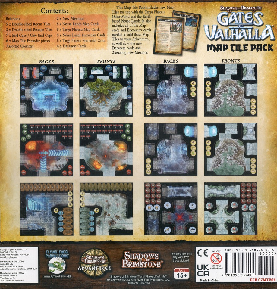 FFP Shadows Of Brimstone: Gates of Valhalla Map Tile Pack | eBay