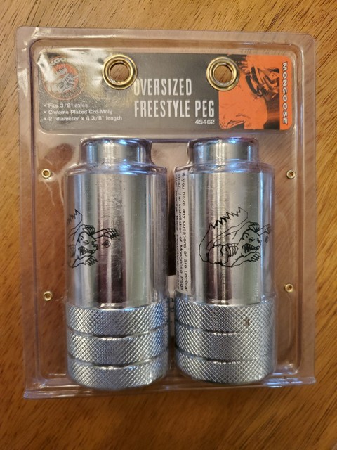 Bike Mongoose Oversized Freestyle Pegs - MINT 45462 for sale online | eBay