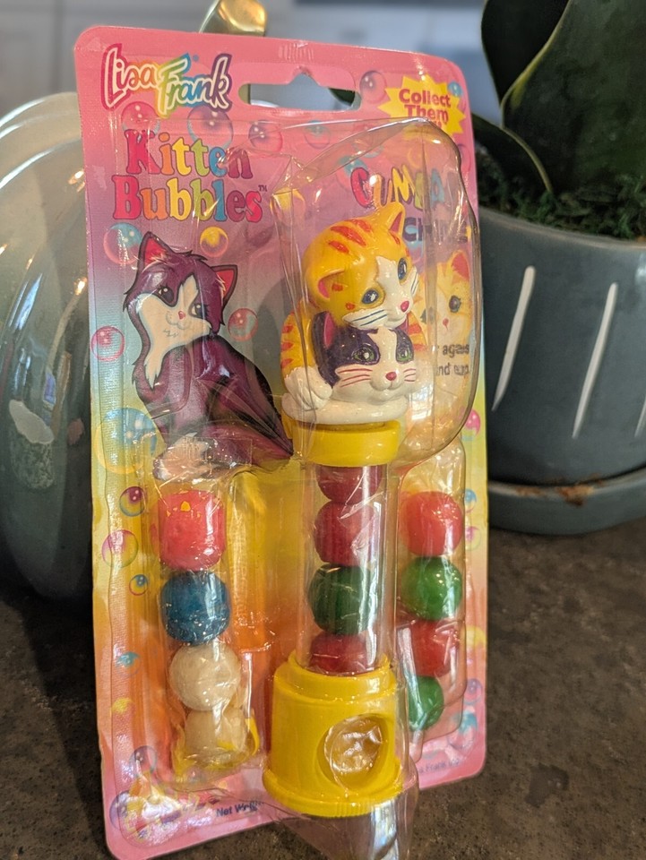Lisa Frank Vintage 90s Kitten Bubbles Gumball Machine New old stock | eBay