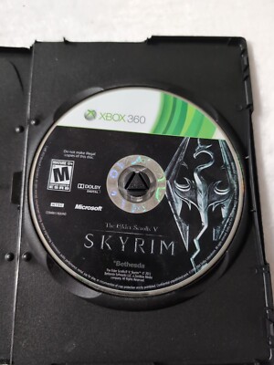 The Elder Scrolls V: Skyrim (Microsoft Xbox 360, 2011) Disk Only ...