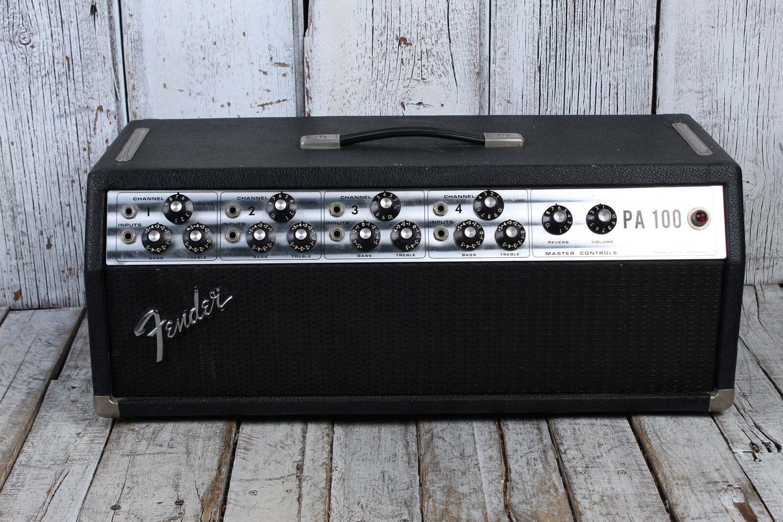 Fender Vintage PA-100 Pro Audio Powered Mixer PA System Guitar Head | eBay
