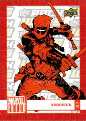 2020-21 2021 Marvel Annual Pack Wars Victor Prize Parallel #37 Deadpool ...