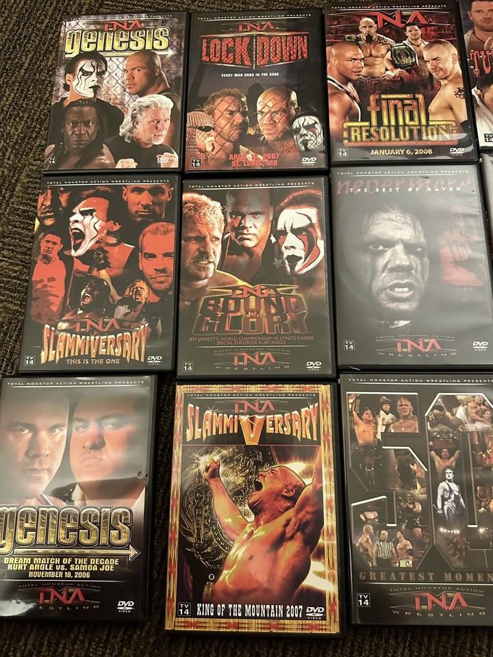 TNA wrestling DVDs (mostly 2005-2007) see photos/listing all VERY GOOD ...