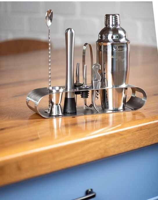 Mixology Bartender Kit: 9 Piece -Craft Cocktail Mixer & Shaker Set ...