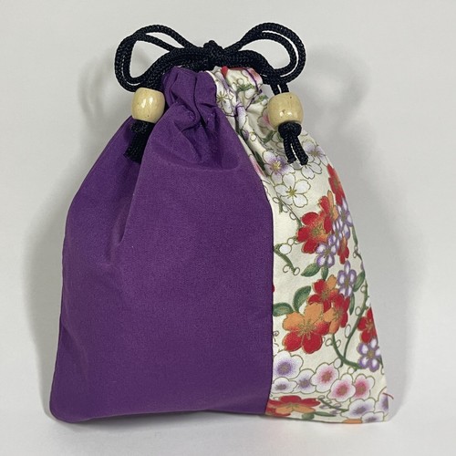 Japanese Design Drawstring Bag Pouch Kimono Yukata kyoto | eBay