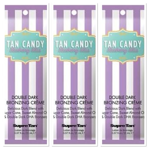 Supre Tan Candy BLUEBERRY BLISS Double Dark Bronzer Tanning Lotion 3 ...