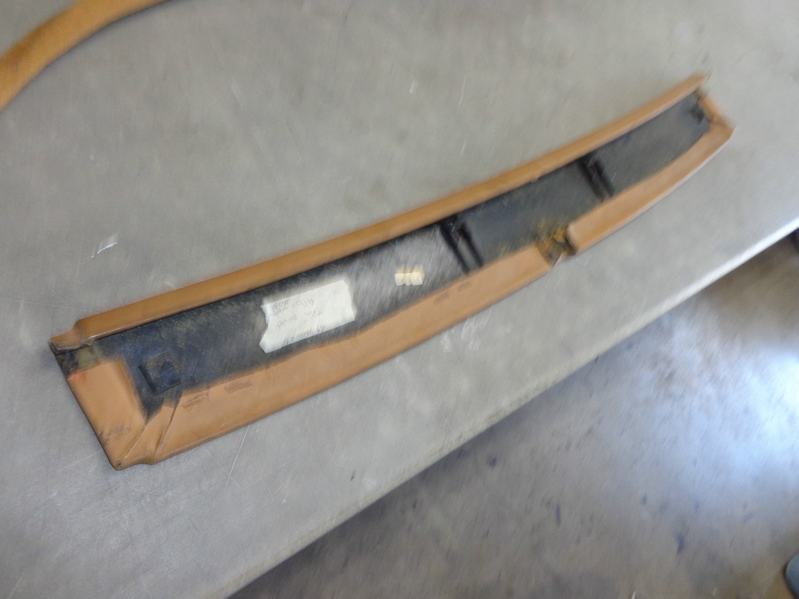 HeadLiner Windshield, Visor Trim 89 90 91 Chrysler Maserati TC Red | eBay