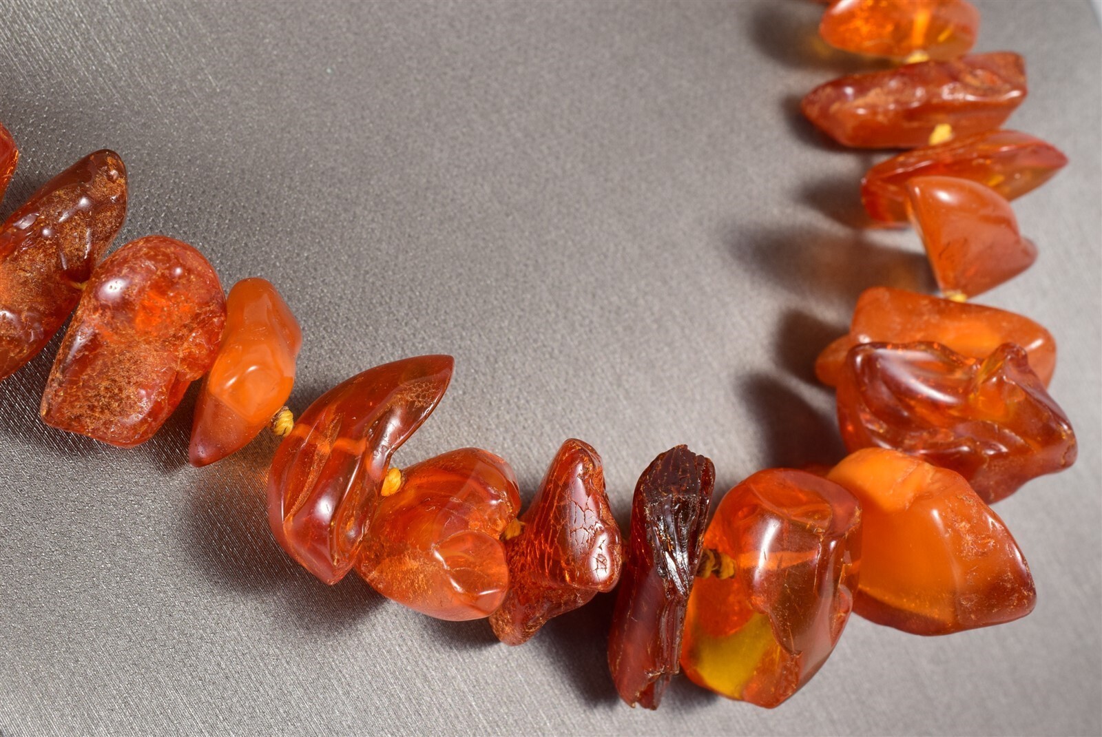 26" Baltic Amber Necklace - 65.8g Cognac, Authentic Chunky Jewelry | eBay