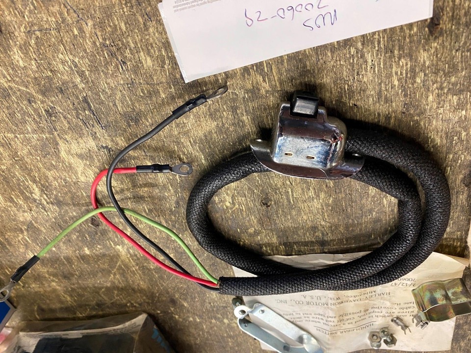 Harley OEM handlebar light switch wiring Knucklehead Flathead Panhead ...