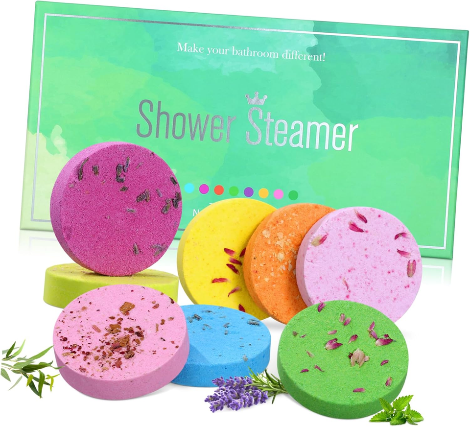 OHPHCALL Aromatherapy Shower Tablets Set of 8 30G Essential Oil Bath ...