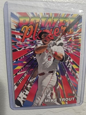 Topps Power Players Mike Trout Baseball Card | eBay