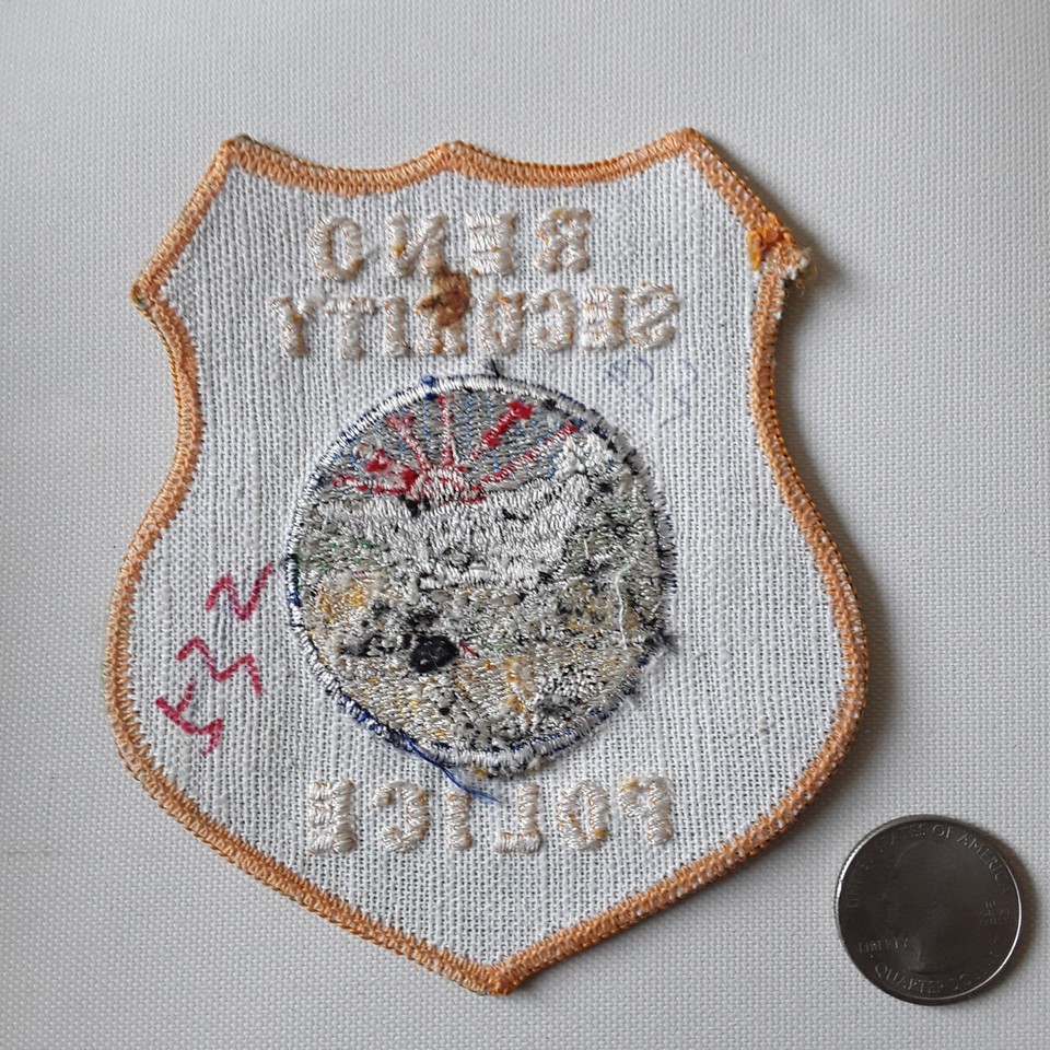 **OBSCURE** Reno Nevada Security Police Patch NV | eBay