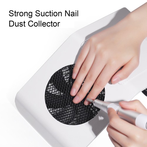 80W Professional Powerful Nail Fan Vacuum Cleaner With Dust Collecting ...