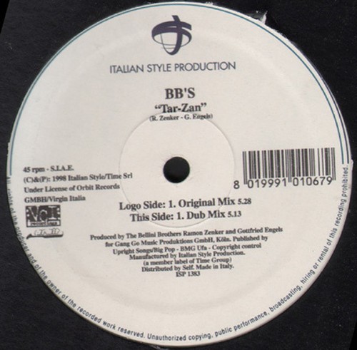 BB'S - Tar-Zan - Italian STYLE Production - 1998 - Italy - Isp 1383 ...