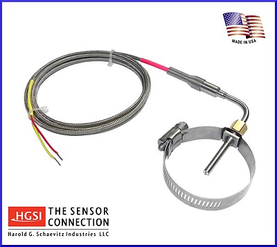 Exhaust Gas Temperature EGT Probe with Muffler Clamp | eBay
