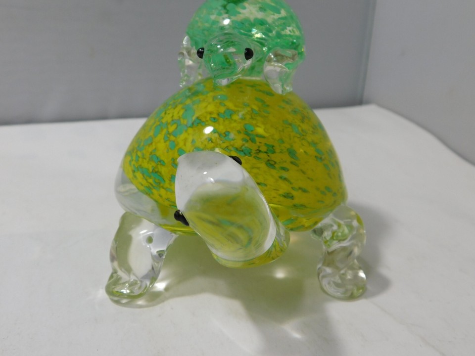 LENOX Glass Turtle Figurine/Paperweight- Along For The Ride (Nice Gift ...