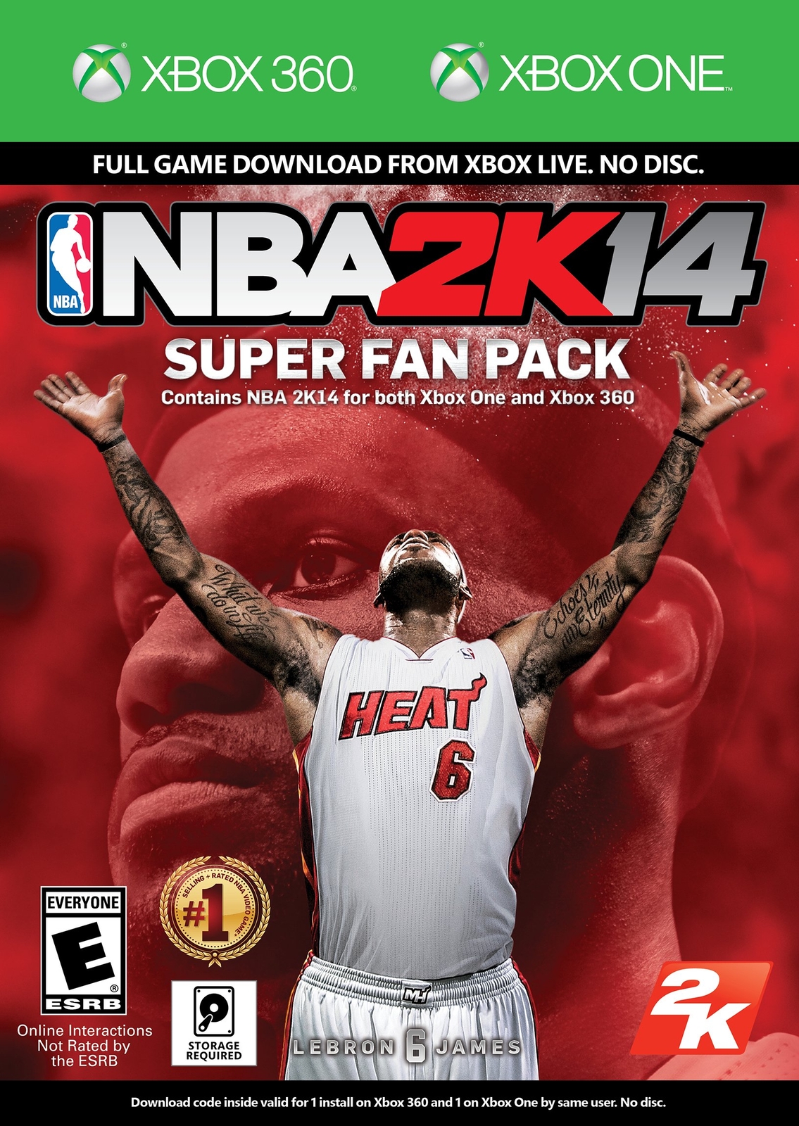 NBA 2K14 Super Fan Pack-Xbox (No Disc) (Microsoft Xbox 360 ...