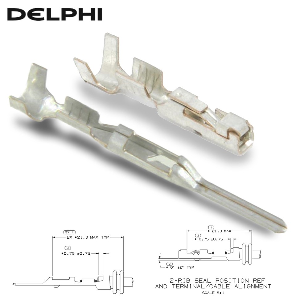 Delphi 16-Pin 15AMP GT 150 Gauge 16 18 GA Wire Kit, 15A Sealed ...