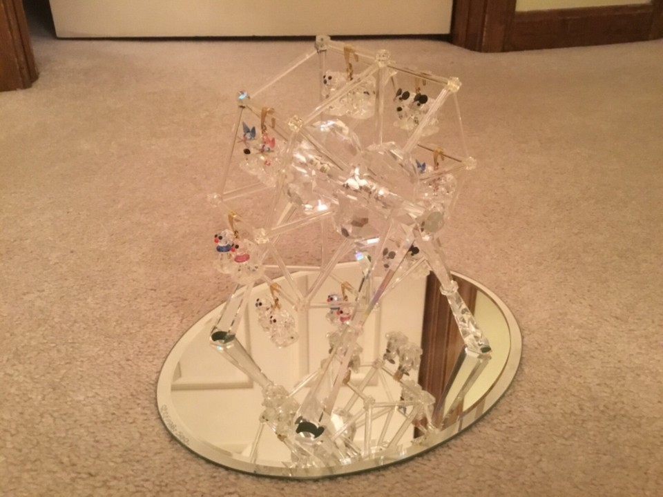 LARGE CRYSTAL FIGURINE * FERRIS WHEEL AMUSEMENT PARK* RARE HTF LIMITED ...