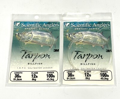 Scientific Anglers Mastery Series Tarpon Billfish Saltwater Leader 100 ...