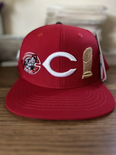 Pro Standard Hat Cincinnati Reds City Double Front Logo 1990 World ...