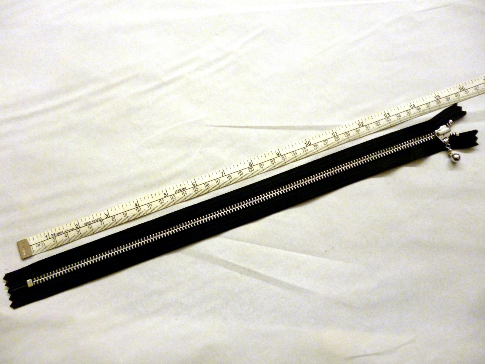 Zip, Zipper, Ball & Chain Puller, Medium Weight, Closed End, Metal, YKK ...