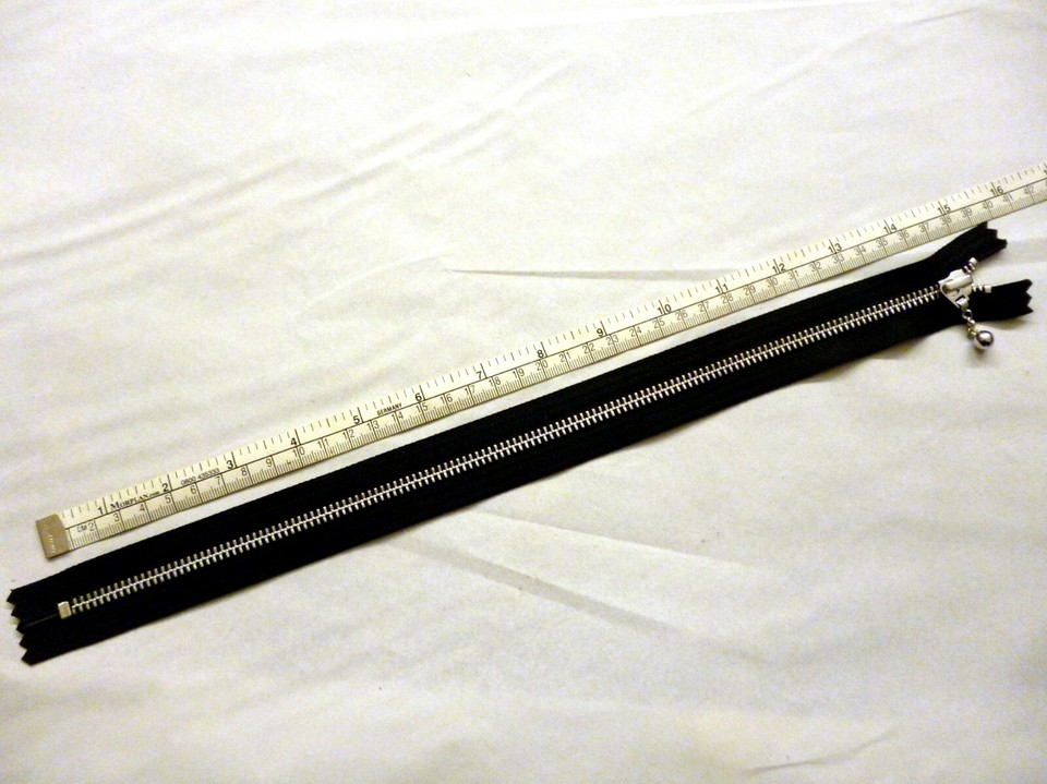 Zip, Zipper, Ball & Chain Puller, Medium Weight, Closed End, Metal, YKK ...