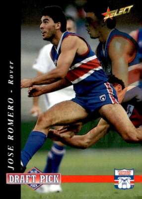 1995 AFL SELECT , JOSE ROMERO 94-95 DRAFT PICK BULLDOGS | eBay Australia