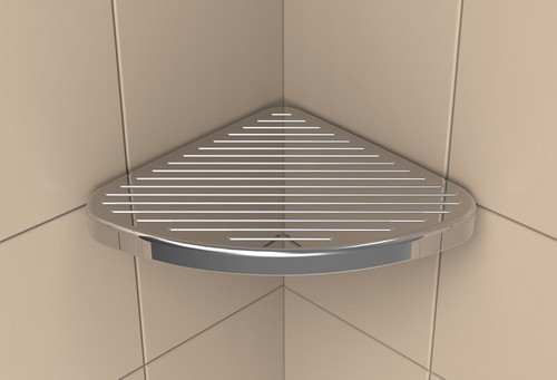 TileWare Victoria Series Corner Foot Prop / Shelf ALL COLORS for Shower ...