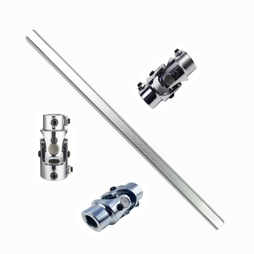Street Rod Mustang II Power Rack 24" Steering Shaft Kit + 3 U Joints | eBay