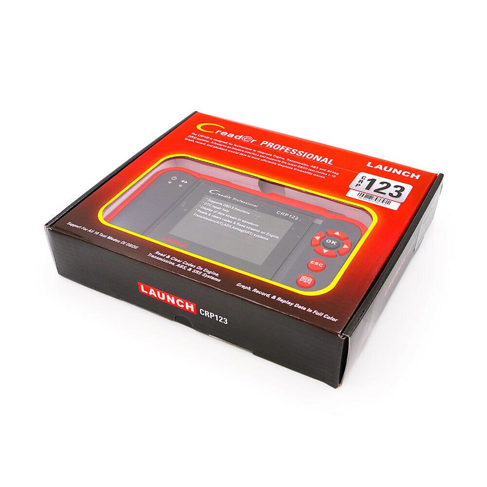 LAUNCH CRP123 Car OBD2 Scanner Code Reader Check Engine ABS SRS ...