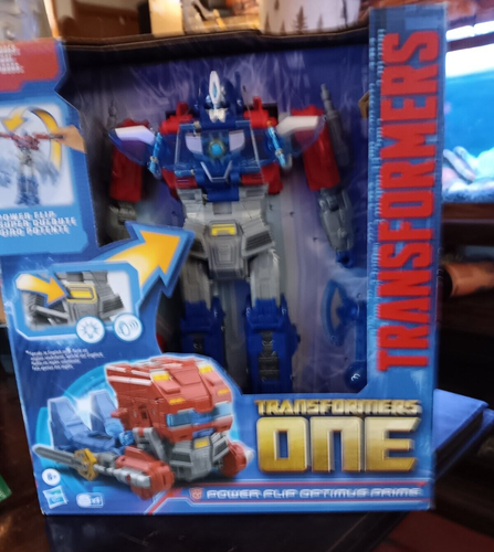 Transformers One Power Flip Optimus Prime Orion Pax New LQQK-ZEE !! | eBay