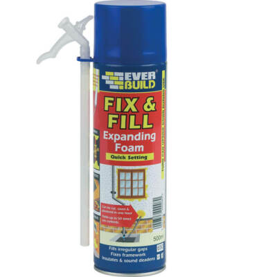 Everbuild Fill and Fix Expanding Foam 500ml 5029347000080 | eBay UK
